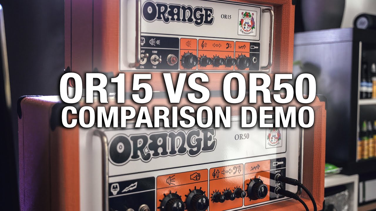 ORANGE OR50 VS OR15 Comparison demo - YouTube