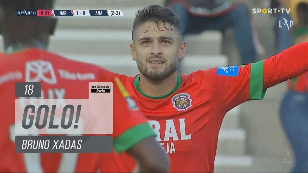 Goal | Golo Bruno Xadas: Marítimo (1)-0 Est. Amadora (Playoff 22/23 ...