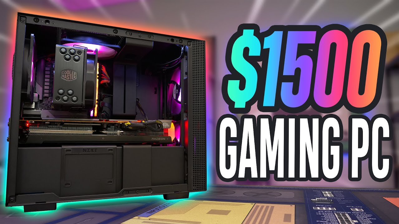 $1,500 Budget Gaming PC Build - Monthly Giveaway PC - YouTube