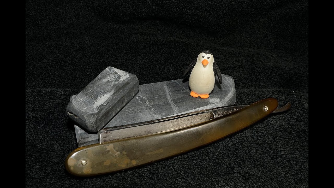 Straight Razor Touch Up on a Gnat. - YouTube