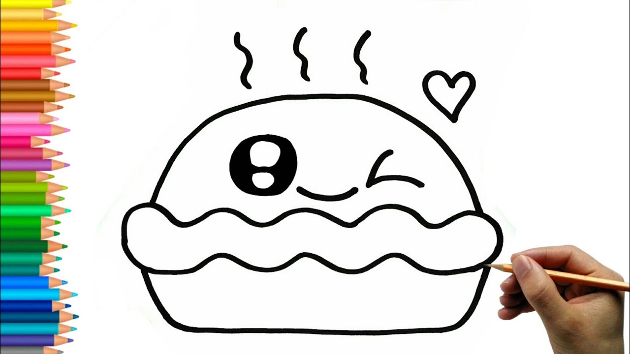 How to draw a Pie very easy - YouTube