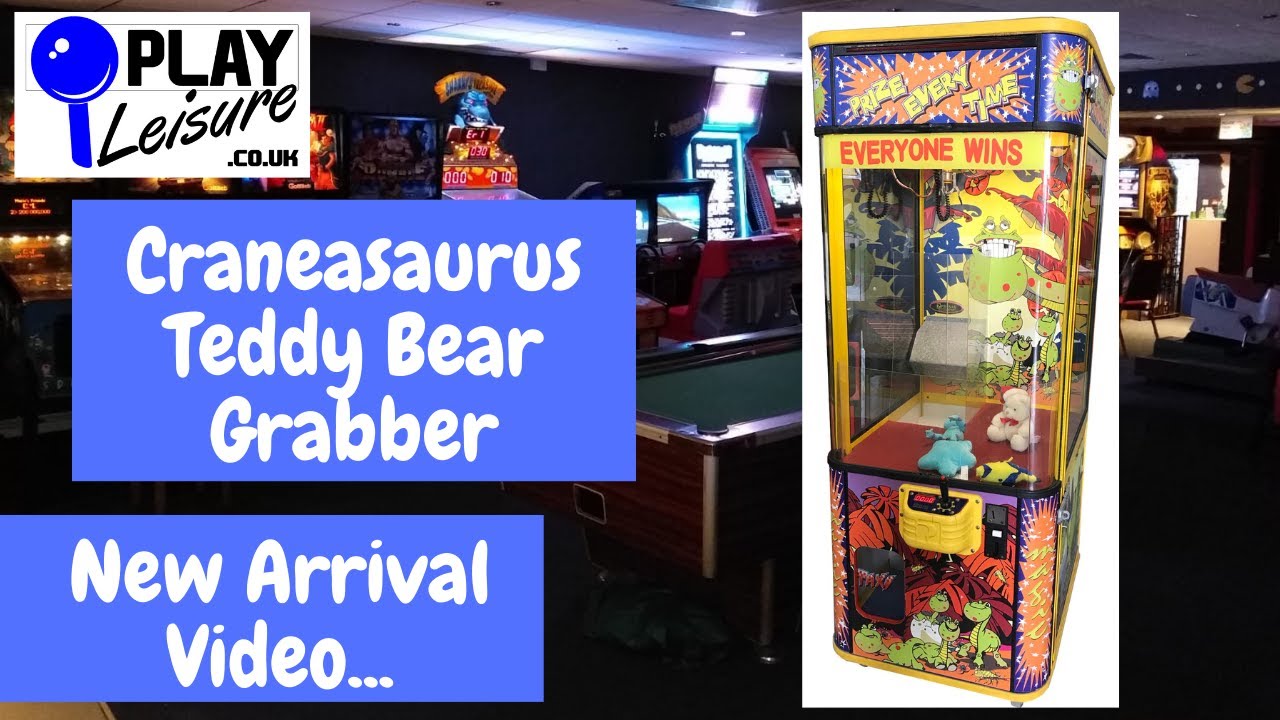 Forget Teddy Bears, this is the Craneasaurus Soft Toy Arcade Crane ...