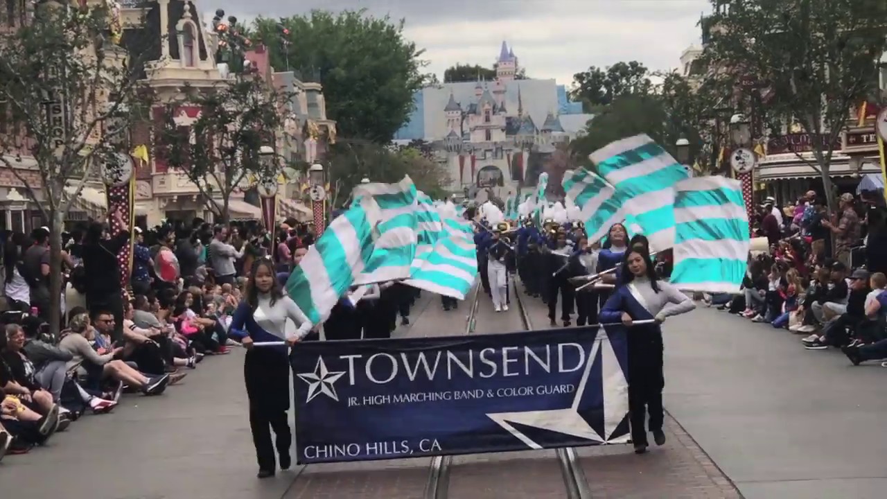 Townsend JHS Marching Band & Color Guard 2019 | Disneyland Parade ...