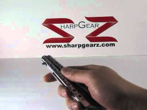 Silver Comb - Balisong Trainer - YouTube