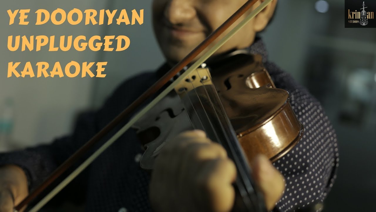 Ye Dooriyan | Love Aaj Kal | Unplugged Karaoke | Krintan Studios - YouTube