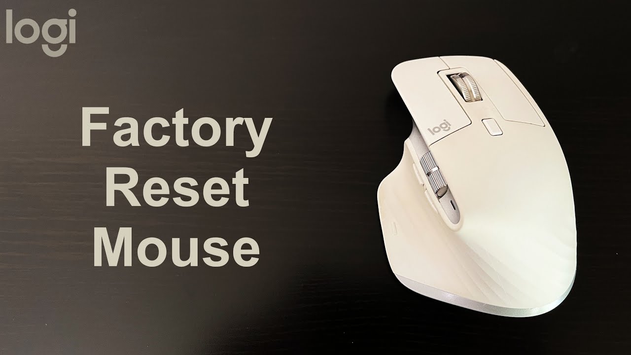 How to Factory Reset Logitech MX Master 3S Mouse - DIY EASY - YouTube
