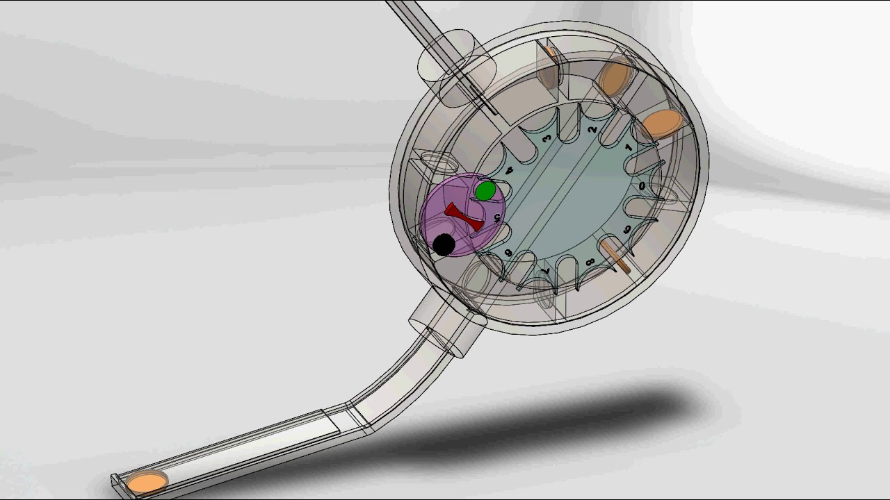 cap up side positioning mechanism 3d - YouTube