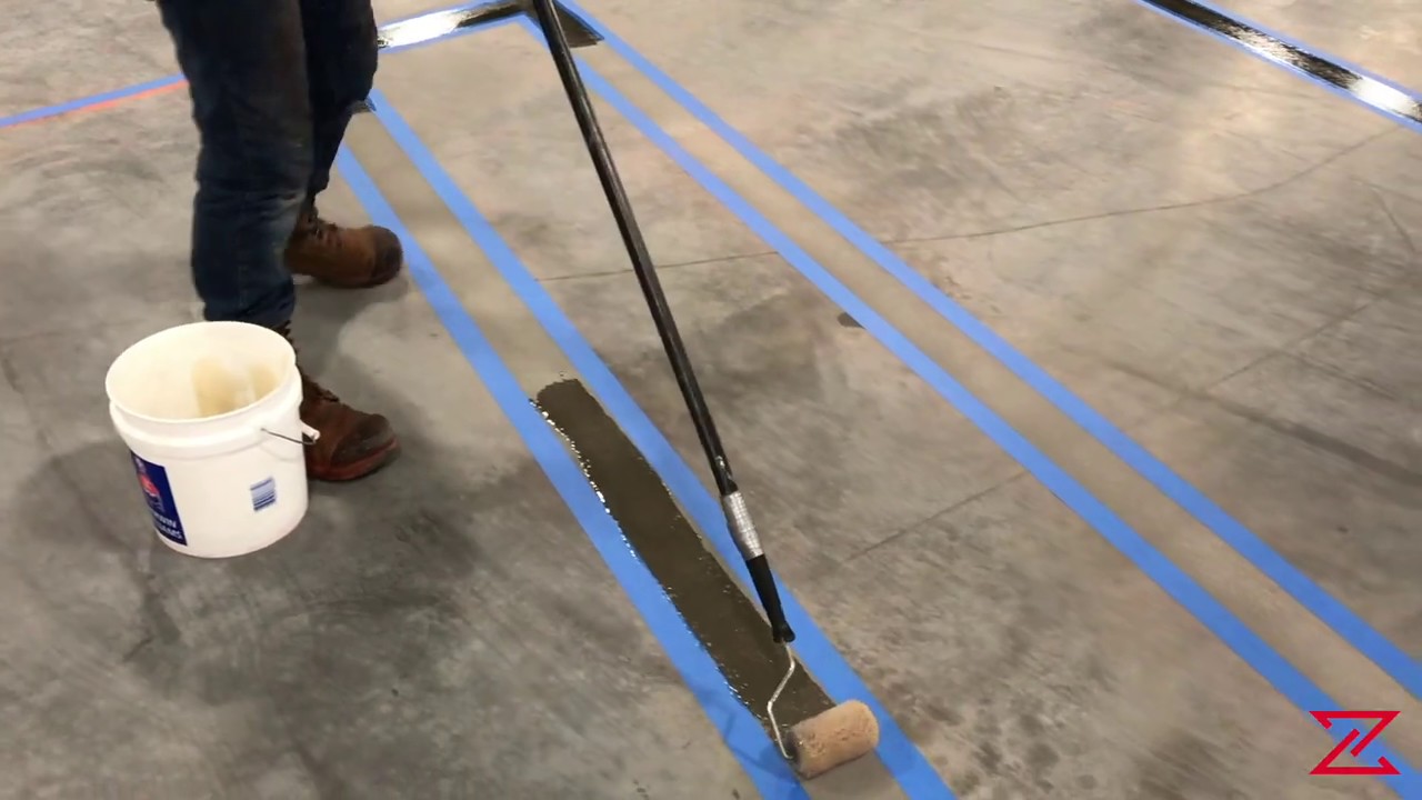 Durable Epoxy Line Striping - YouTube