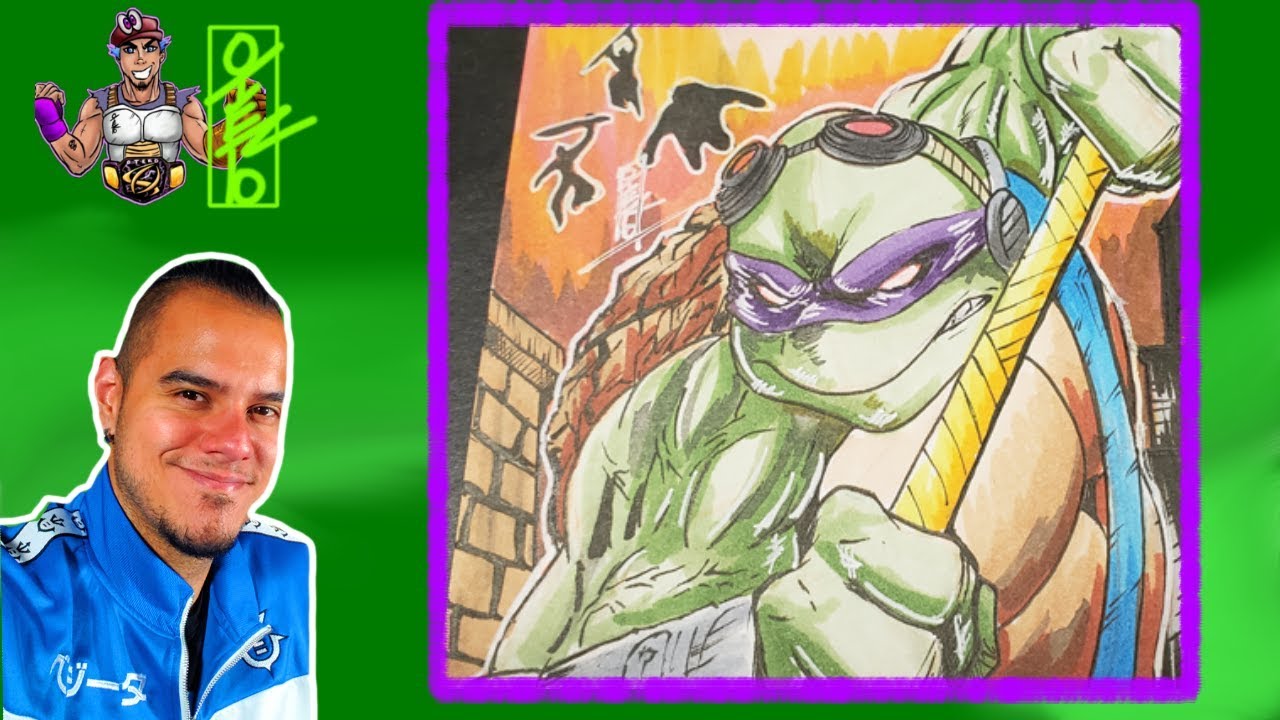 Donnie Speed Drawing TMNT - YouTube