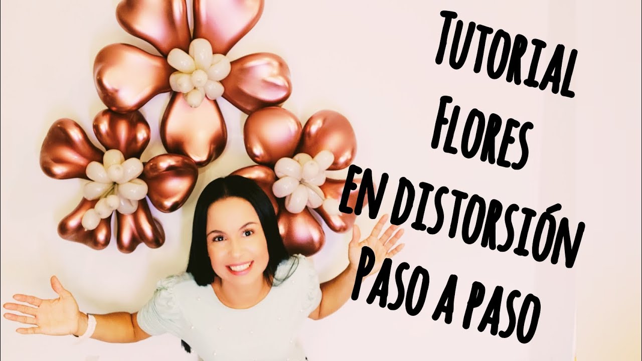 tutorial de flores en distorsión paso a paso - YouTube