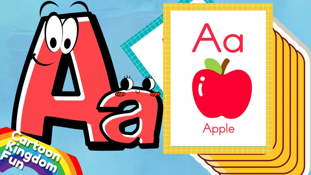 ABC Flashcards for Toddlers | Babies First Words | ABCD Alphabet for ...