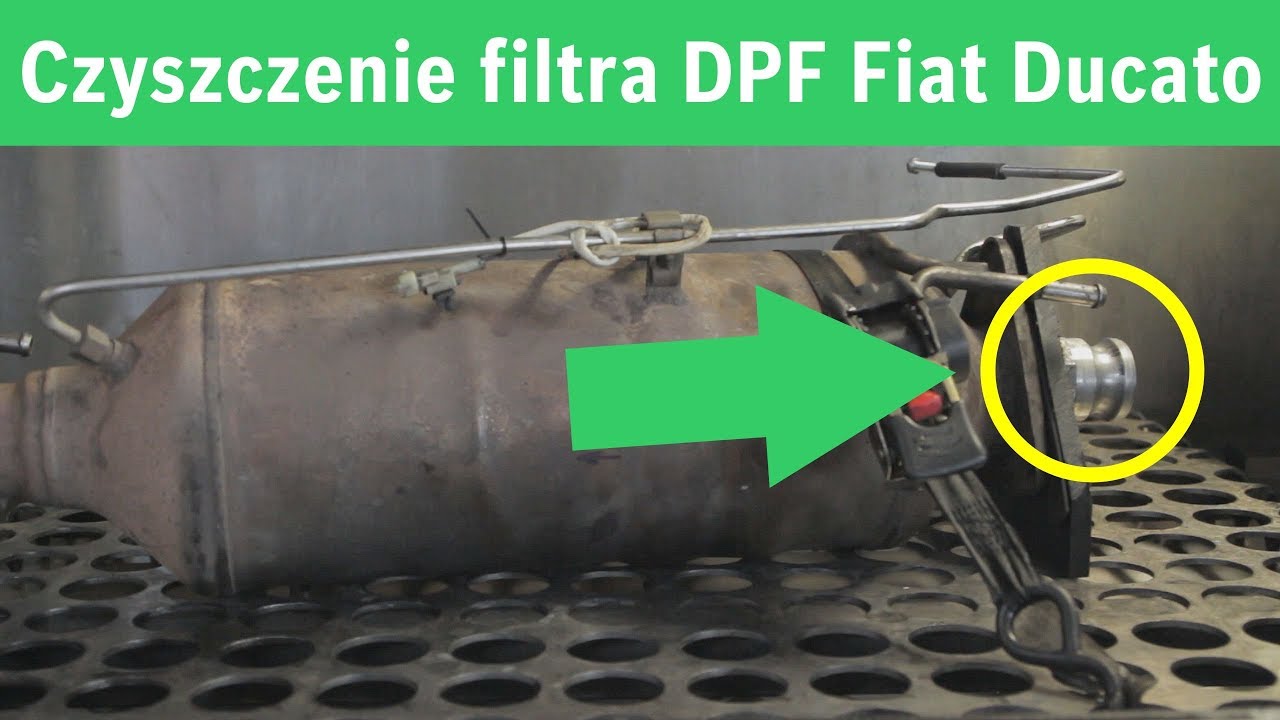 Czyszczenie filtra DPF Fiat Ducato 2.3 130KM 2014 - YouTube
