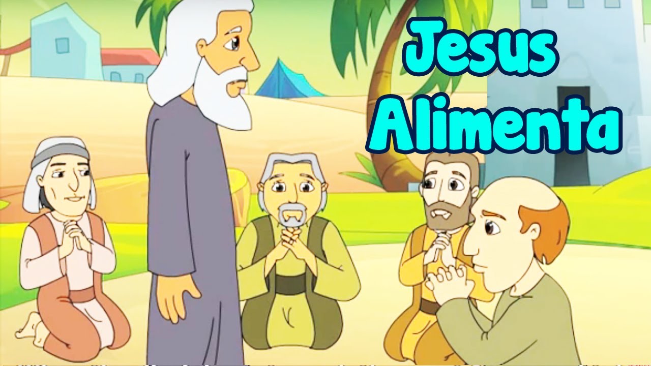 Jesus Alimenta a 5000 | Jesus Feeds | Historias Infantiles | Historias ...