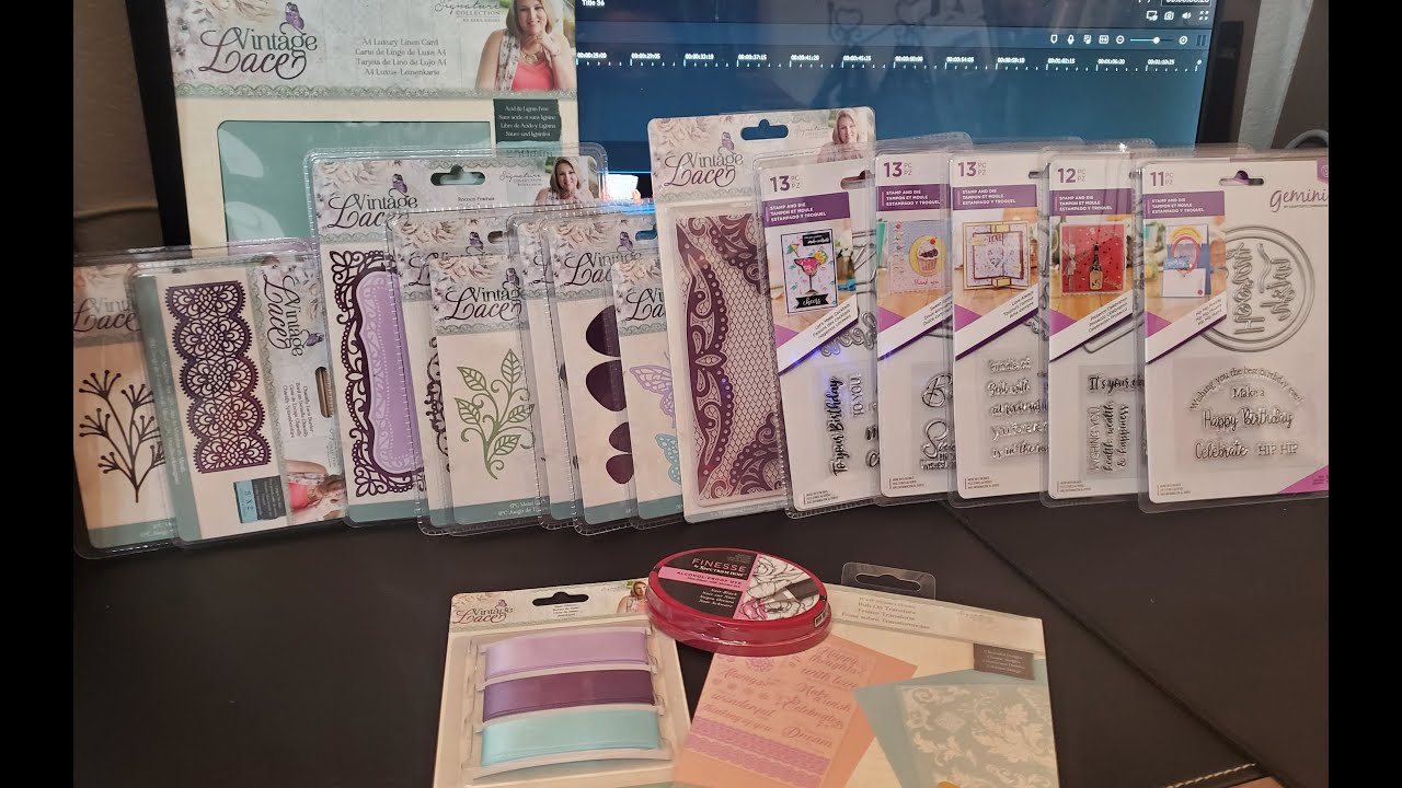 Crafter's Companion Vintage Lace Collection - YouTube