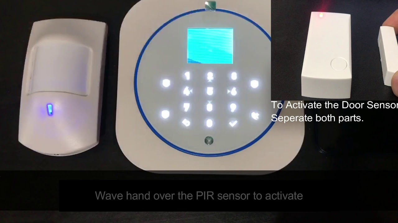 How to Add extra PIR/Door Sensor with ZX-G12 - YouTube