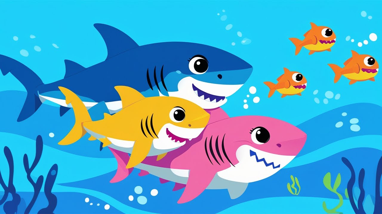 🌊 Baby Shark 🦈 Tiburón Bebé 🎶 Canción Infantil con Aventuras Marinas 🐬🐠 ...