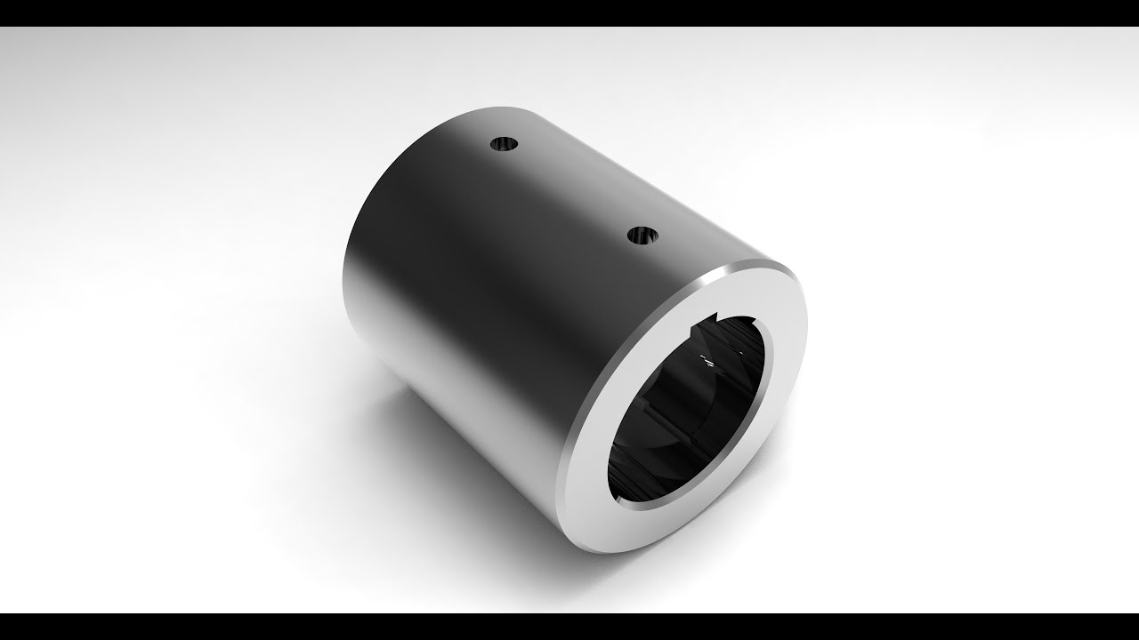 How to design a Coupling #62 | Industrial design | |SolidWorks ...
