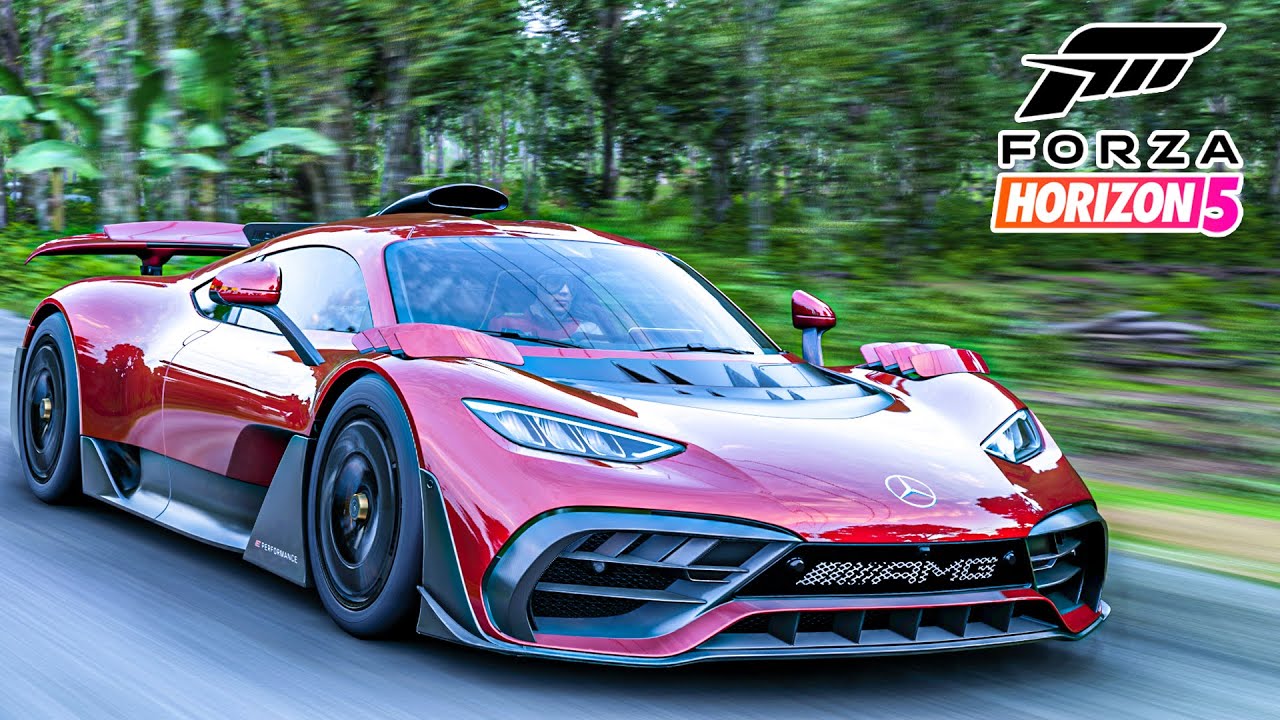 รถอาจารย์แดงในอนาคต Mercedes-AMG One - Forza Horizon 5 - YouTube