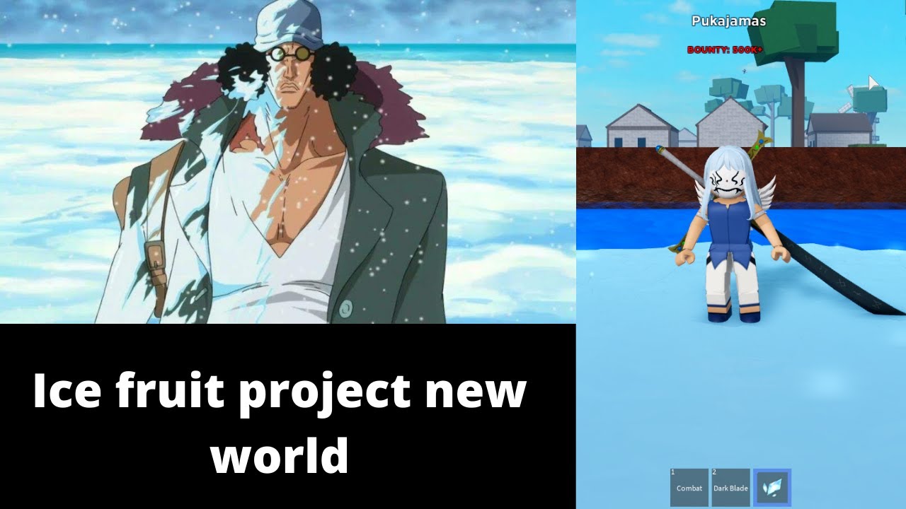Ice fruit (Hie Hie no mi) showcase. Project New World - YouTube