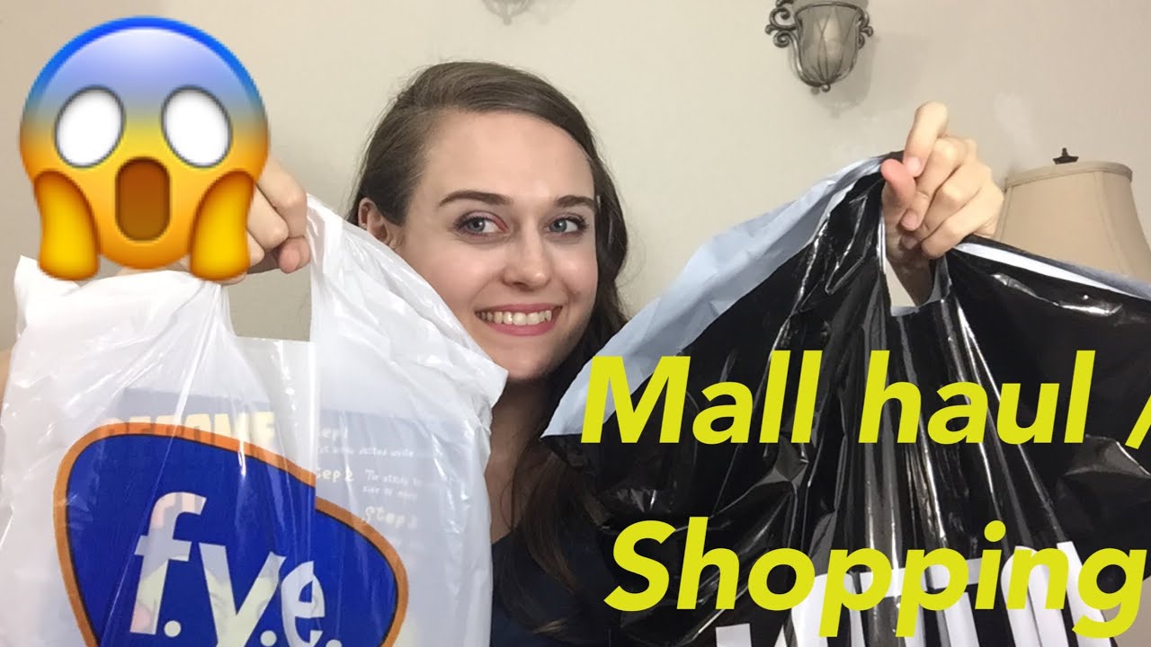 Mall haul/ hot topic haul/ shopping - YouTube