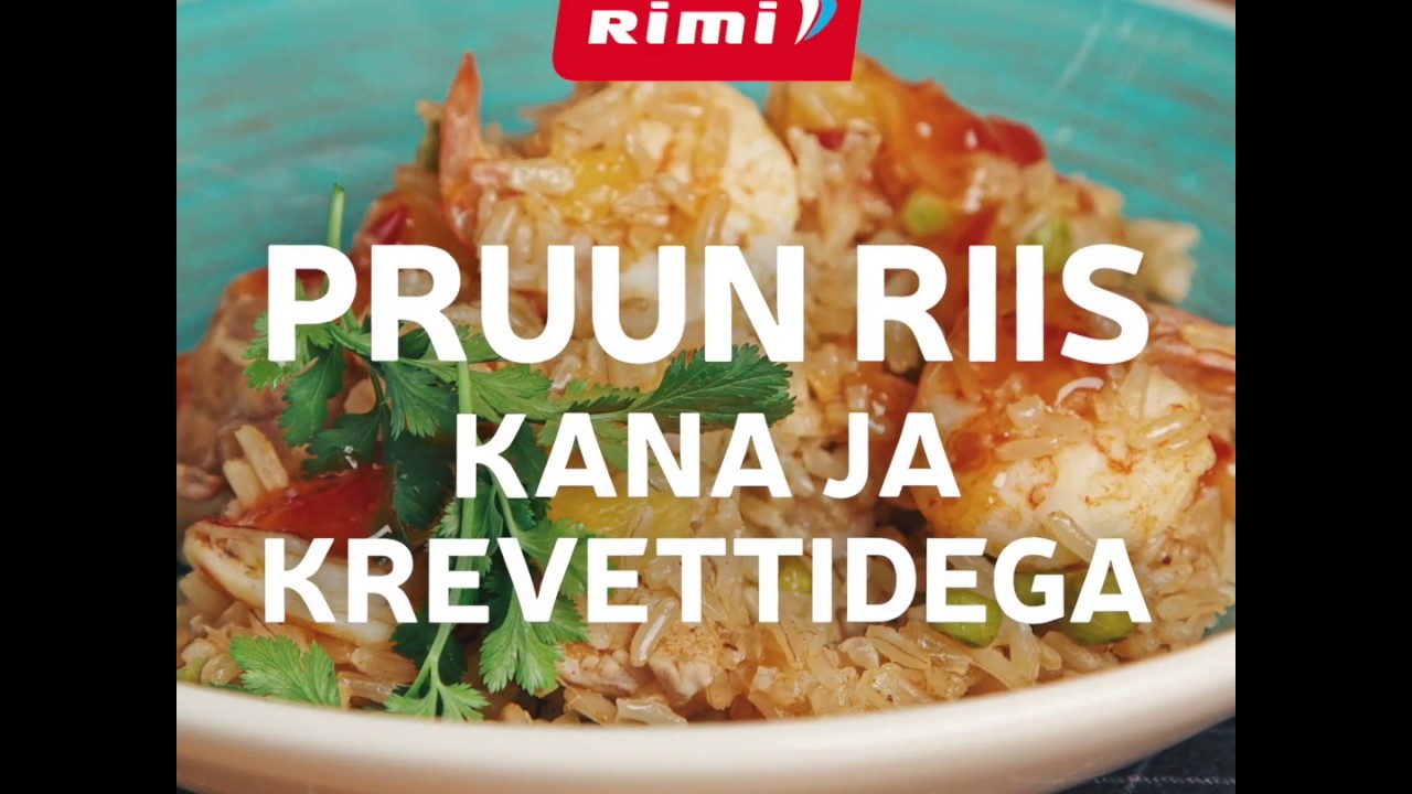Kokka kodus | Pruun riis kana ja krevettidega retsept - YouTube