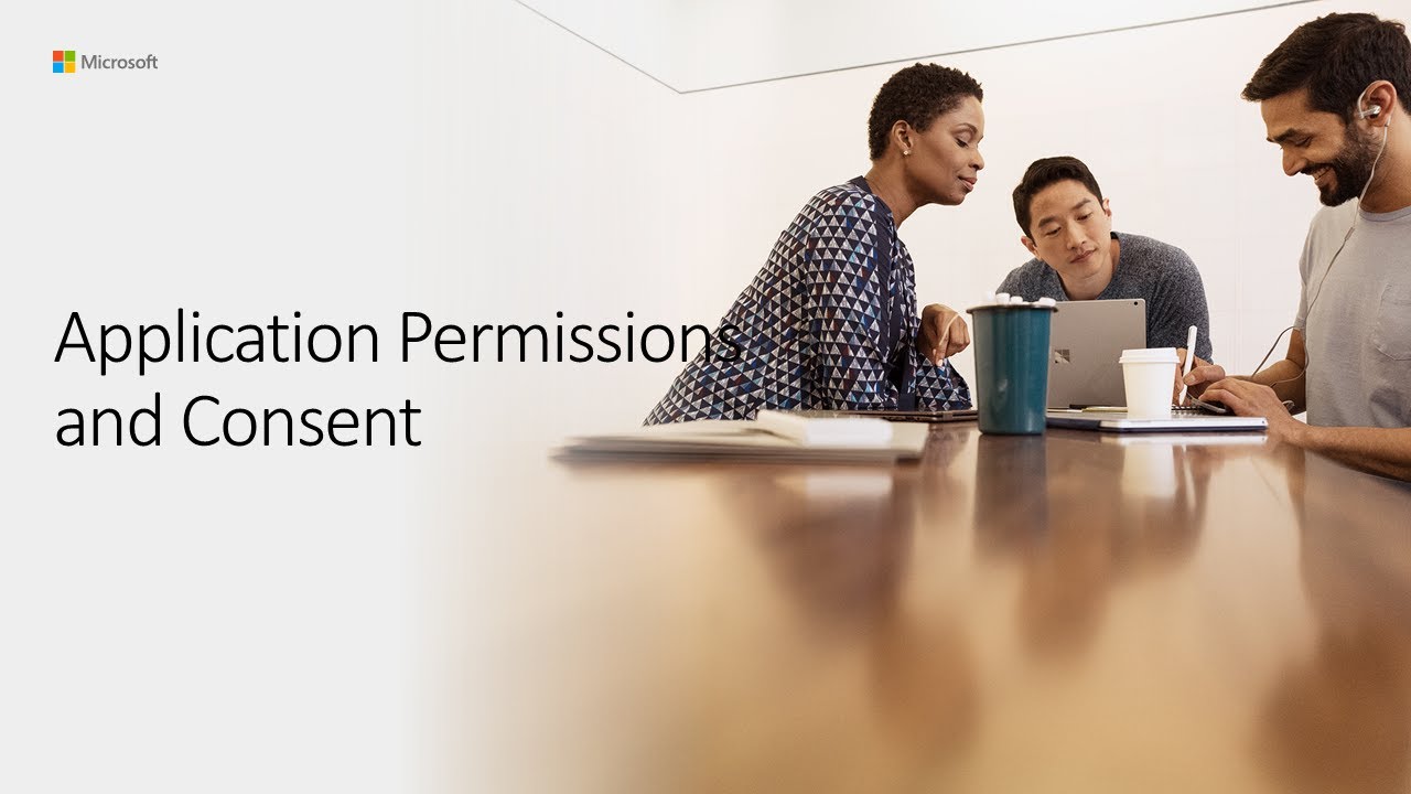 Applications permissions and consent - YouTube