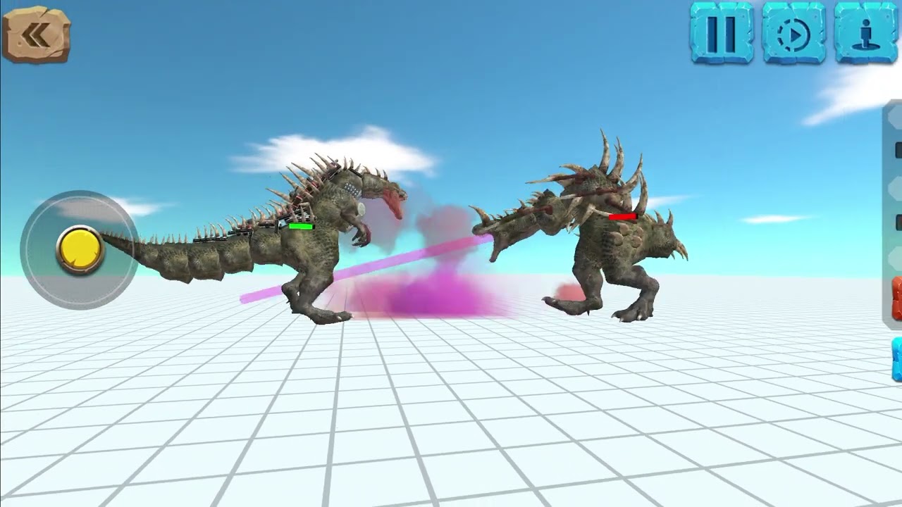 Spiderzilla VS Burning Godzilla in ARBS mobile ! - YouTube