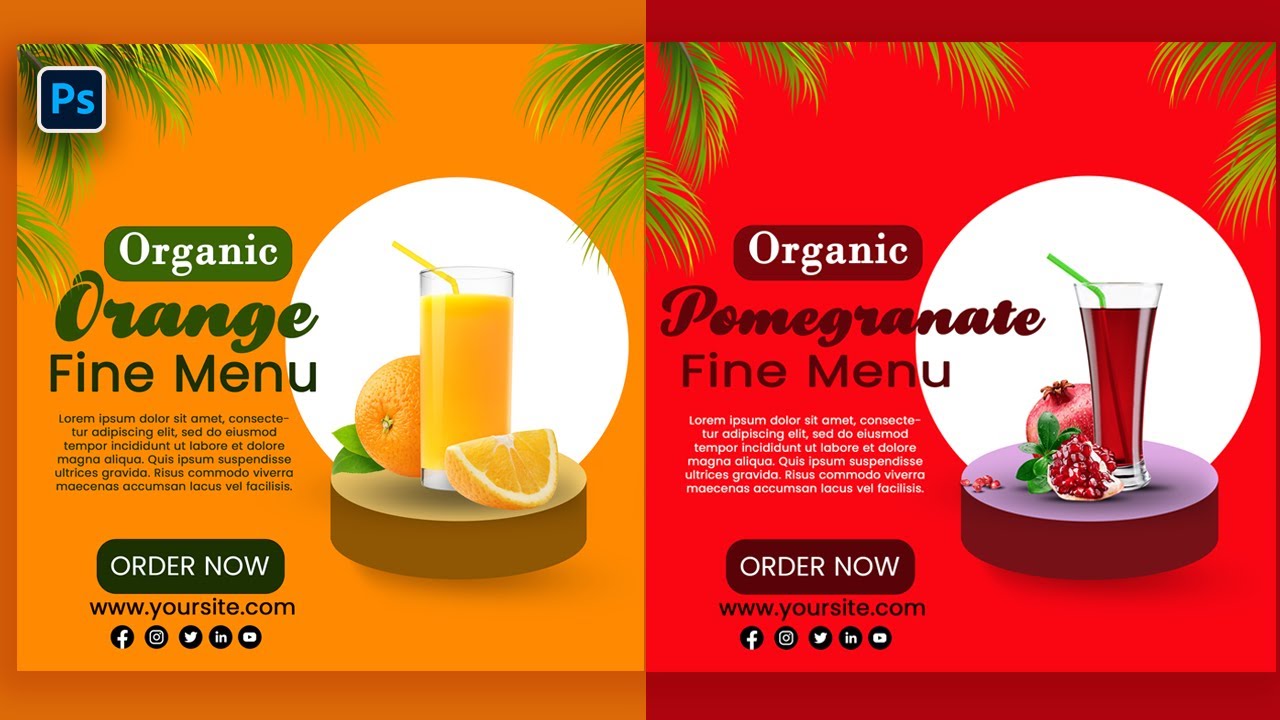 Product ads design in Photoshop tutorial |Product Manipulation ...