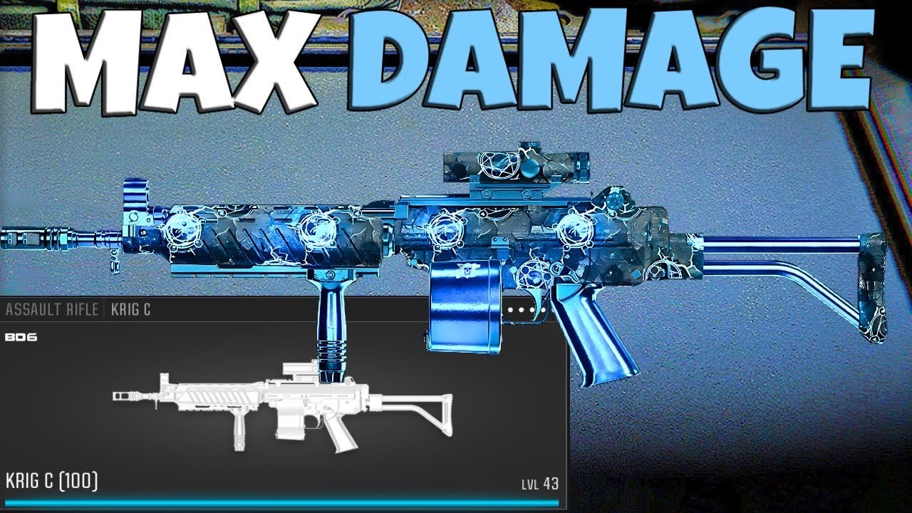 *MAX DAMAGE* KRIG C is ELITE on Area 99! 🔥 (Warzone 4) - YouTube