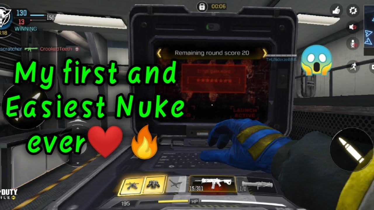 Easiest Nuke ever // HARDPOINT// Hijacked // CODM - YouTube