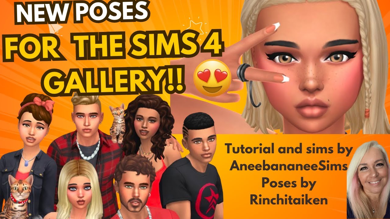 NEW GALLERY POSES FOR SIMS 4 - YouTube