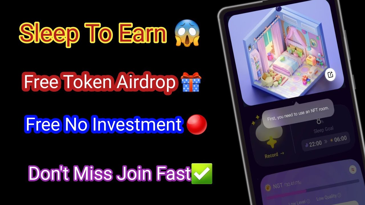Sleep To Earn| Gosleep Free token || Gosleep.pro| 1000 NGT Token Free || Sleep & Earn Token ...