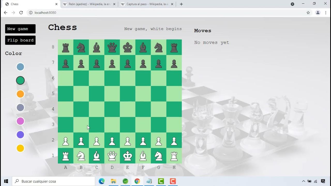 Ajedrez en HTML, CSS y JavaScript - Demo 4 (Chess) - YouTube