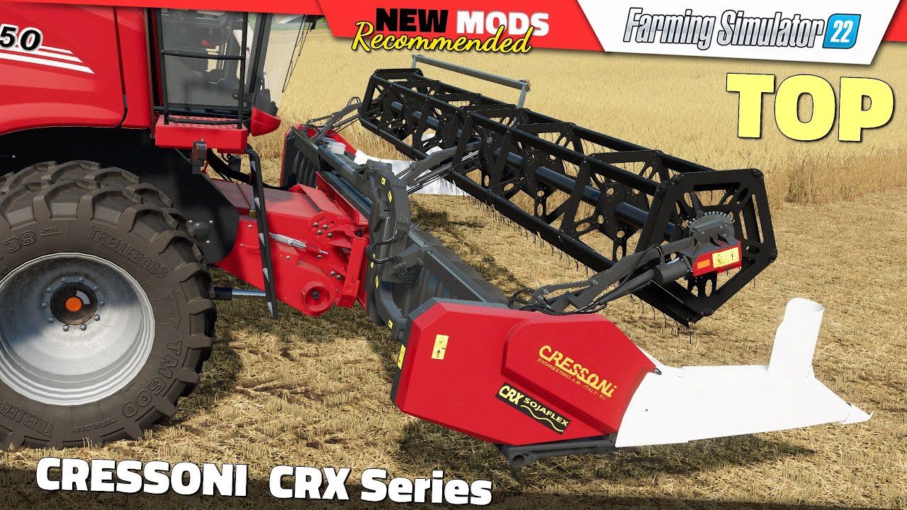 FS22 | Cressoni CRX SojaFlex Series [UPDATE] - Farming Simulator 22 New ...
