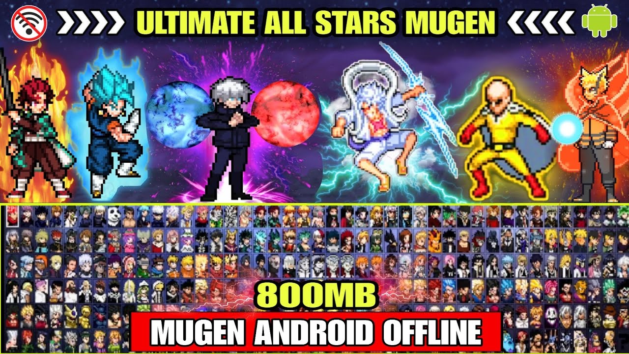 NEW!! JUMP ULTIMATE ALL STARS MUGEN ANDROID (LATEST CHARACTERS) Anime ...