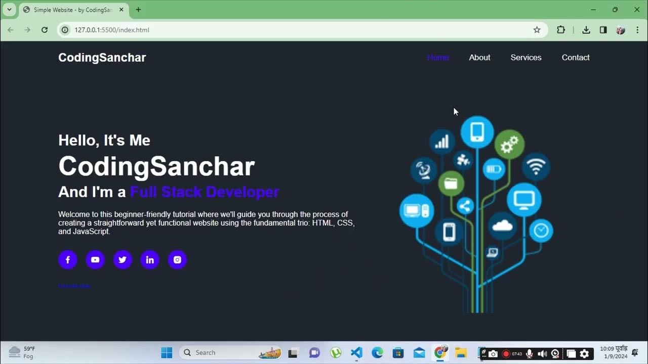 How I Made My YouTube Portfolio Website kaise banaye - YouTube