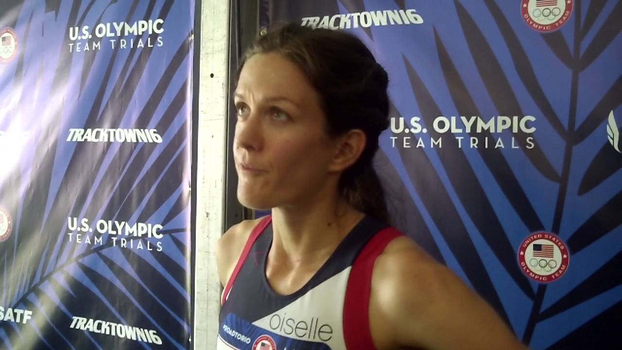 Kate Grace after Moving on to 800 Final at 2016 Olympic Trials - YouTube