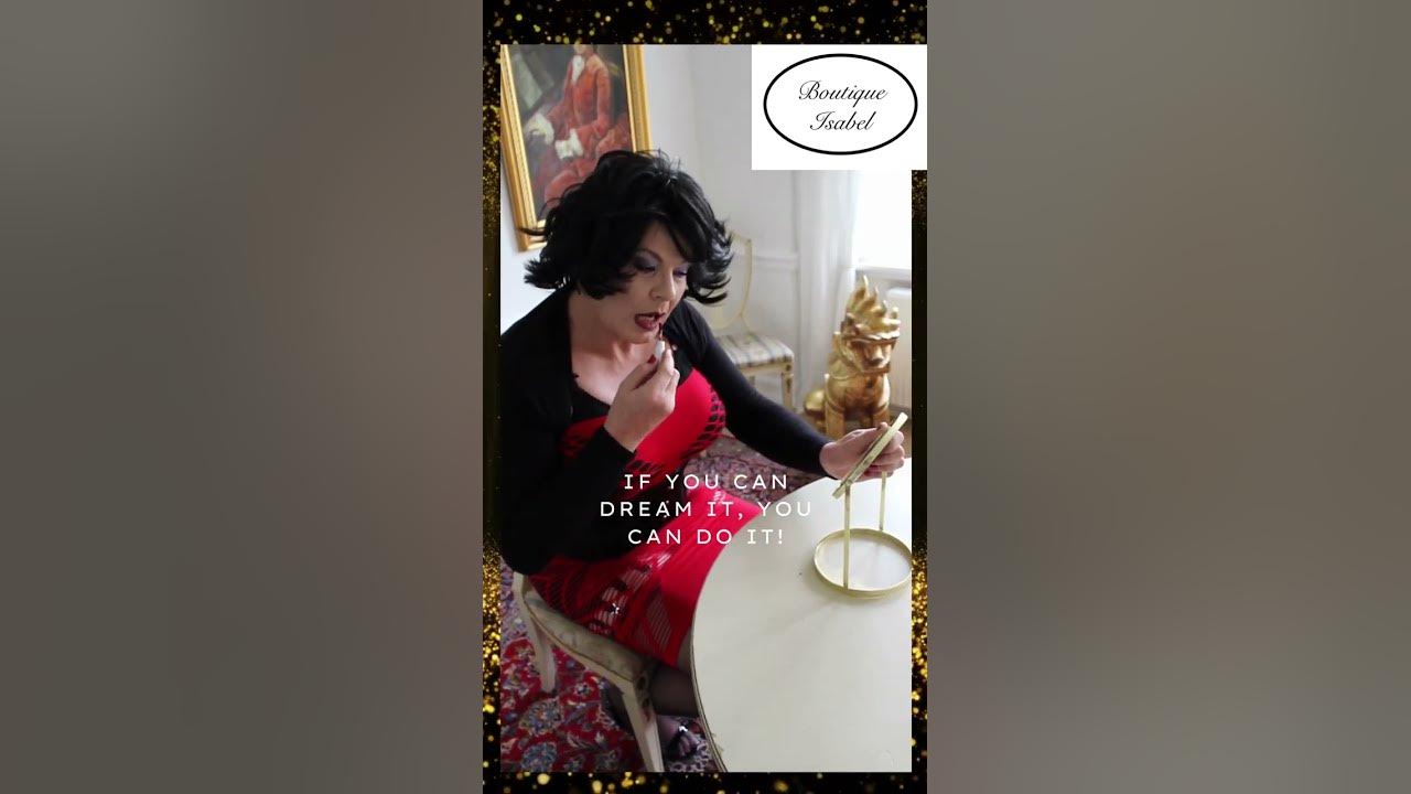 Crossdresser Dizzy Miss Sizzy With Red Lips Visit Isabel Youtube