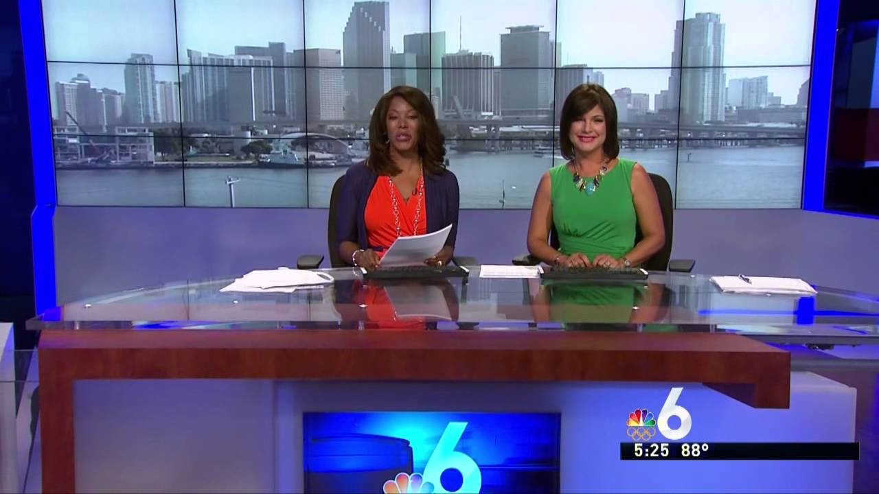 WTVJ NBC 6 - Set and Music Bits - YouTube