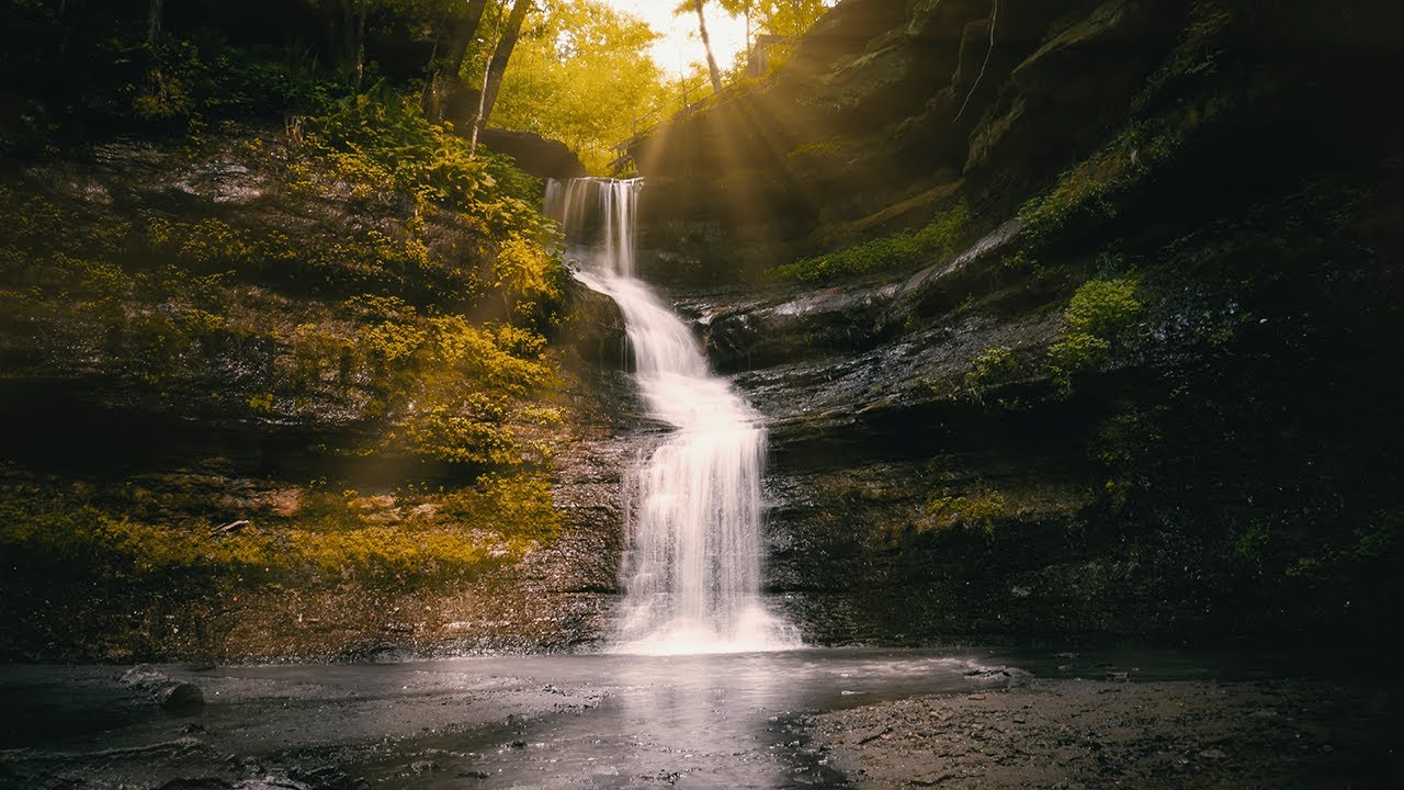 3 Hour Calming Waterfall Sounds for Relaxation, Studying, Work, and ...