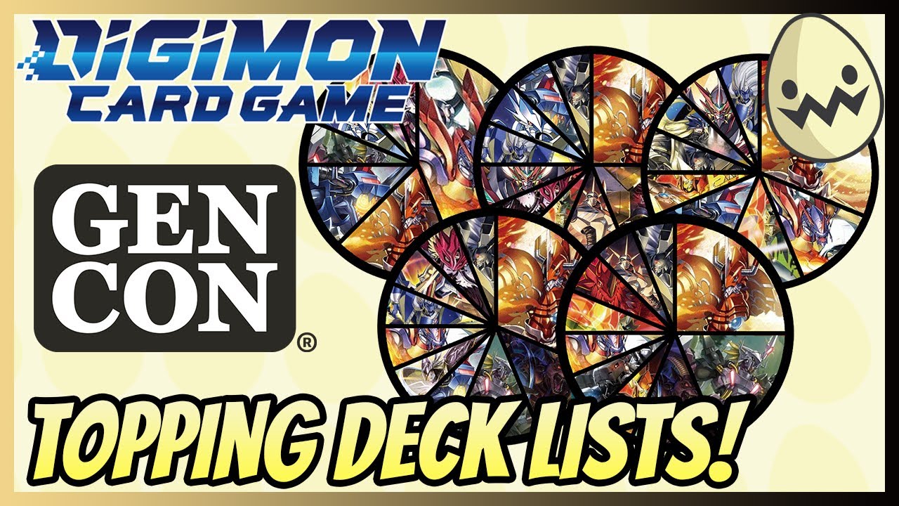 Digimon Card Game: Gen Con Regionals! Gen Con 2023 Topping Deck Lists ...