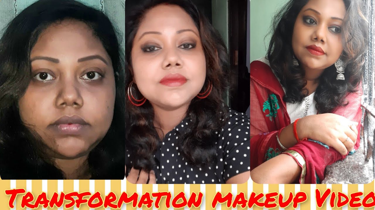 EASY TRANSFORMATION MAKEUP TUTORIAL #DIYMAKEUP #BUDGETMAKEUP # ...