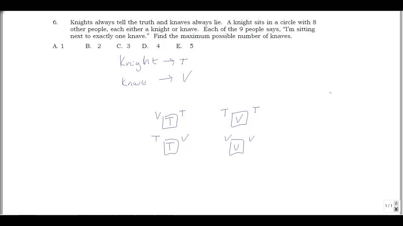 AMATYC Student Math League (SML) Spring 2015 Solutions, Question 6 ...