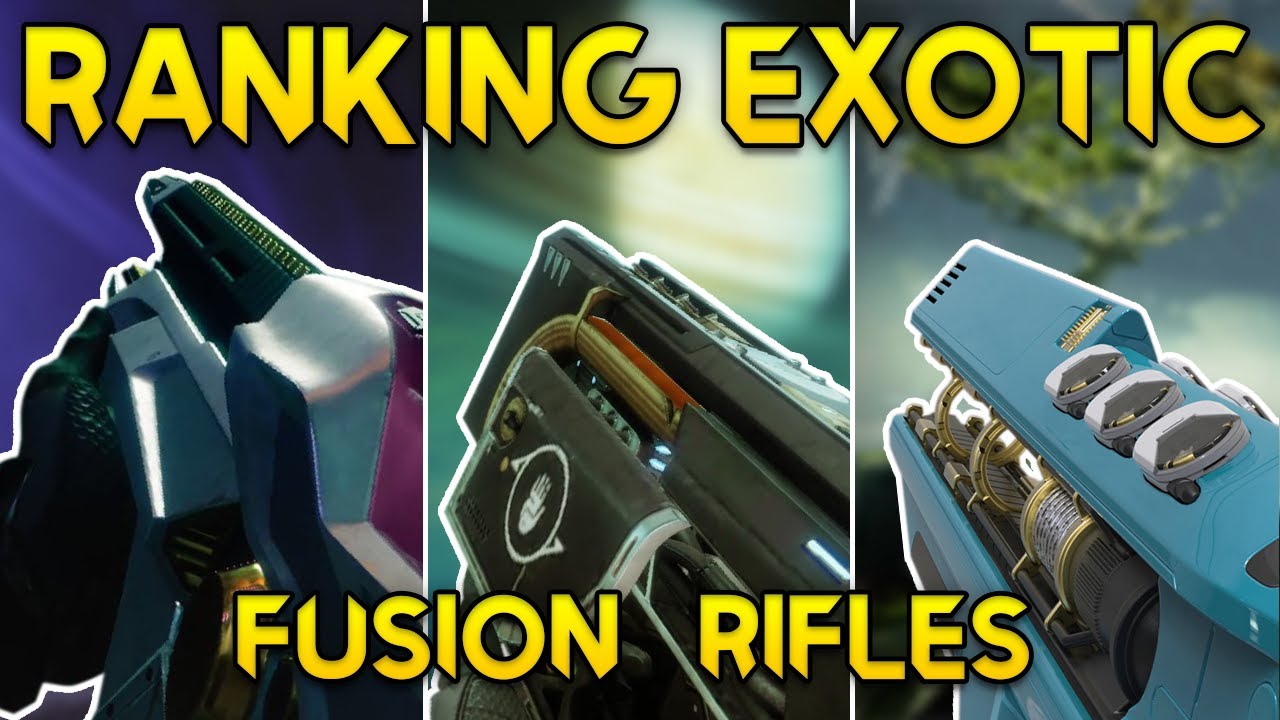 Ranking Exotic Fusion Rifles In CRUCIBLE From Worst to Best - YouTube