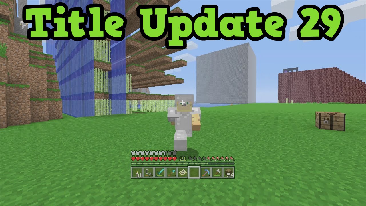 Minecraft Xbox 360 / PS3 - TU29 Release Date (Title Update 29 Bug Fix ...