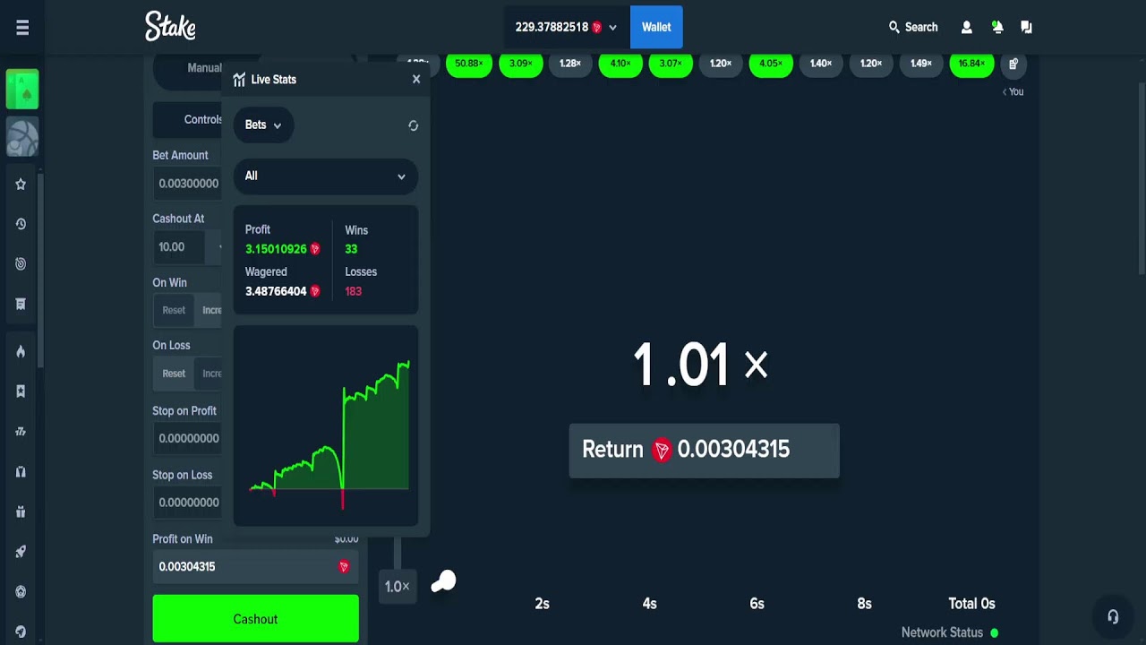 Crash game play | Stake | Live Stream - YouTube