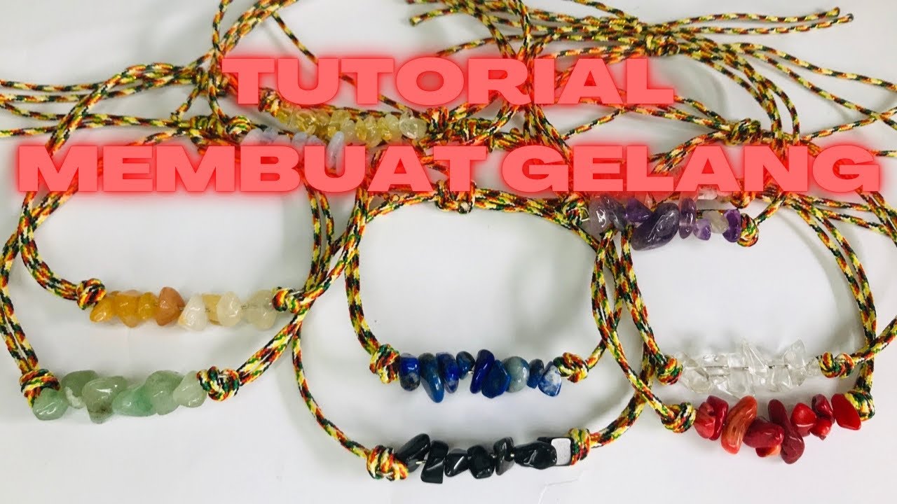 IDE BISNIS MEMBUAT AKSESORIS GELANG BATU: DIY TUTORIAL - YouTube