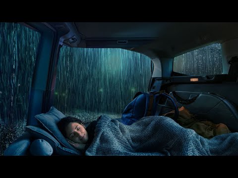Rain Sounds For Sleeping - 99% Instantly Fall Asleep With Rain Sound and Thunder on Window At Night