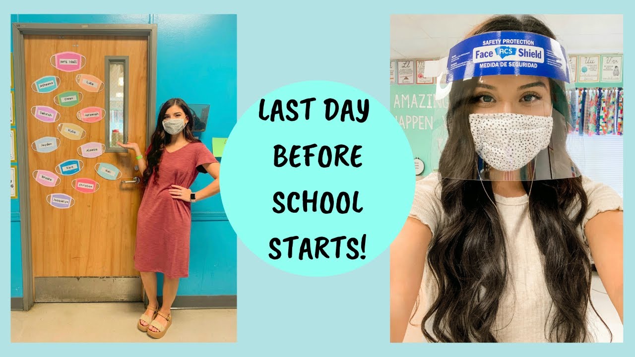 LAST DAY BEFORE SCHOOL STARTS | Last Minute Classroom Changes | 2020 ...