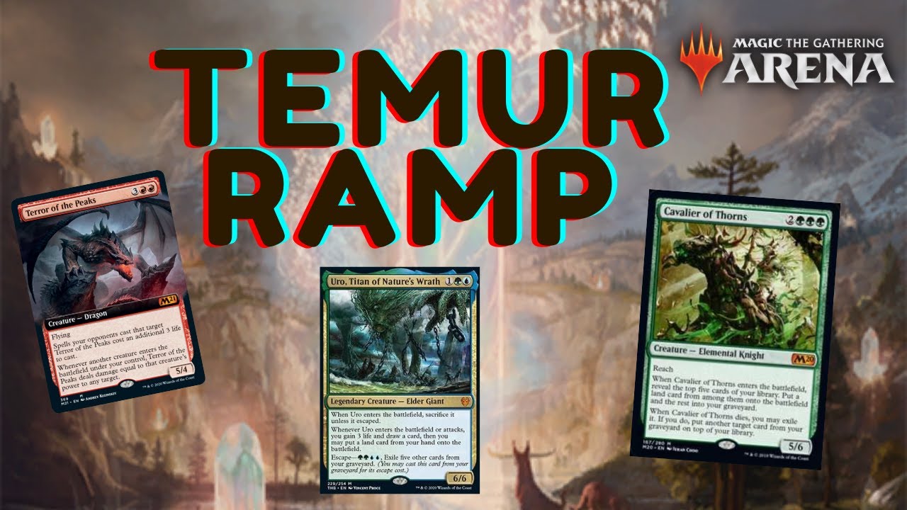 Temur ramp - Deck tech e Gameplay commentary - MTG arena ITA - YouTube